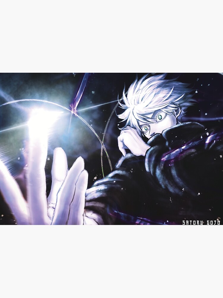 "Anime Satoru Gojo Horizontal Fan Art, Jujutsu Kaisen Fan Art Poster ...