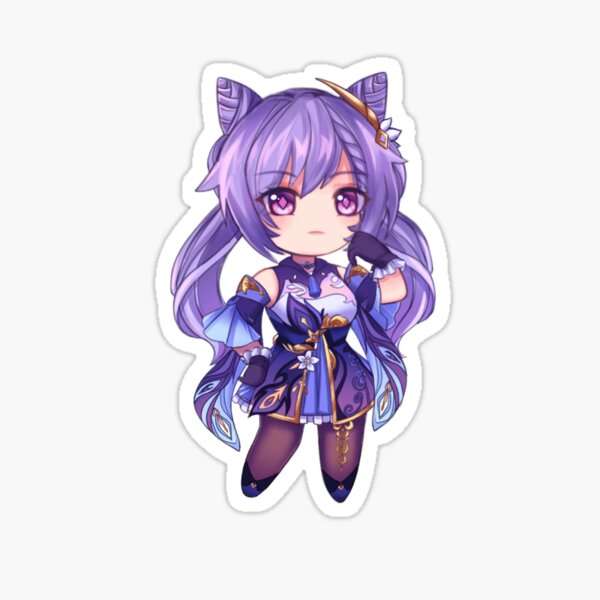 "Genshin Impact - Chibi Keqing Sticker" Sticker for Sale by tannacat ...