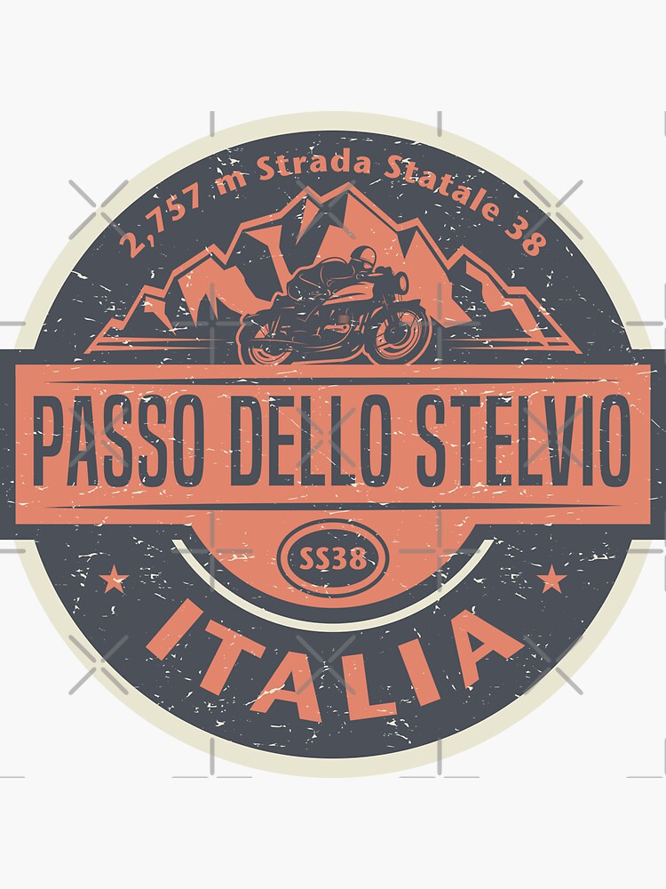 "Stelvio Pass, Italy" Sticker for Sale by studio838 | Redbubble