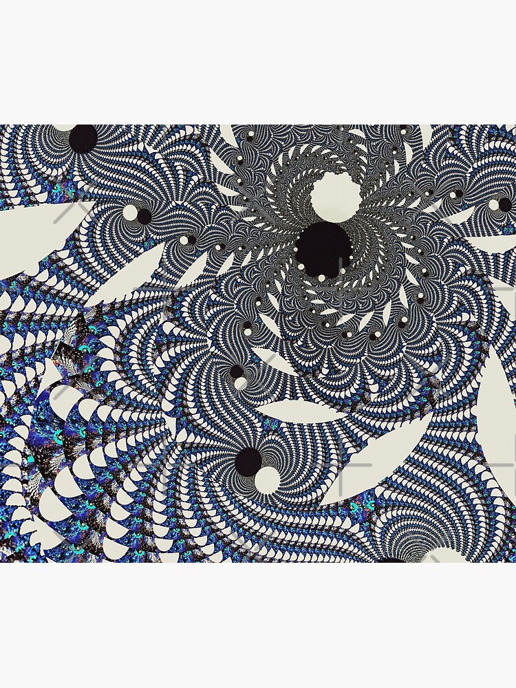 "Palcea- Psychedelic swerve pattern. Digital art by The Raumier" Poster ...