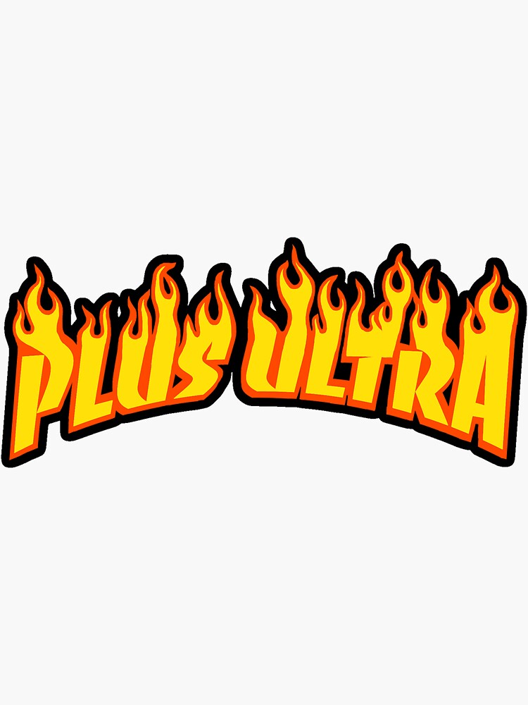 "Plus ultra" Sticker for Sale by Pangolin1234 | Redbubble