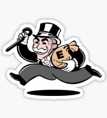 Monopoly Man: Stickers | Redbubble