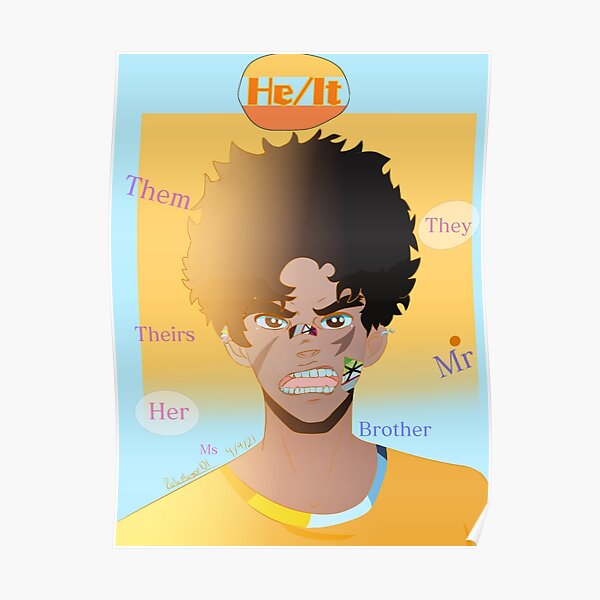 Póster «Maverique Joe y sus pronombres» de Rolaplayor101 | Redbubble