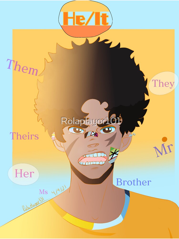 "Maverique Joe and it’s pronouns" Sticker for Sale by Rolaplayor101 ...