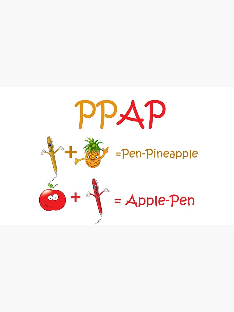 "ppap" Poster for Sale by eebok09 | Redbubble