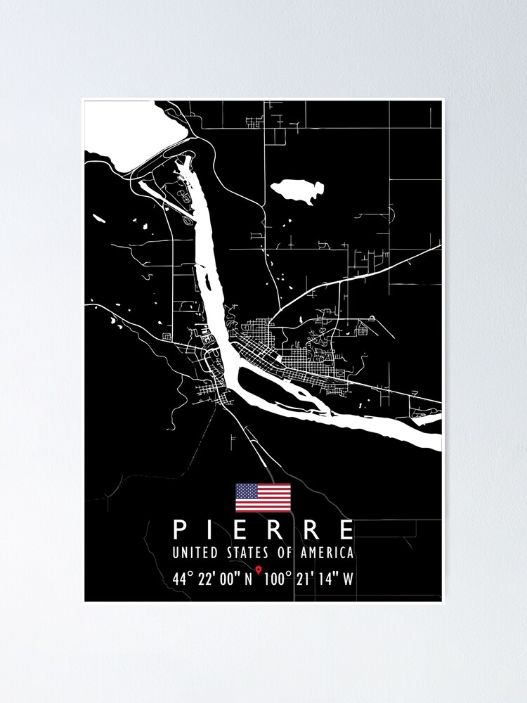 "PIERRE MAP USA" Poster for Sale by hatimelhag | Redbubble