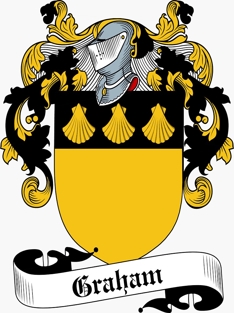 "Graham " Sticker by HaroldHeraldry | Redbubble