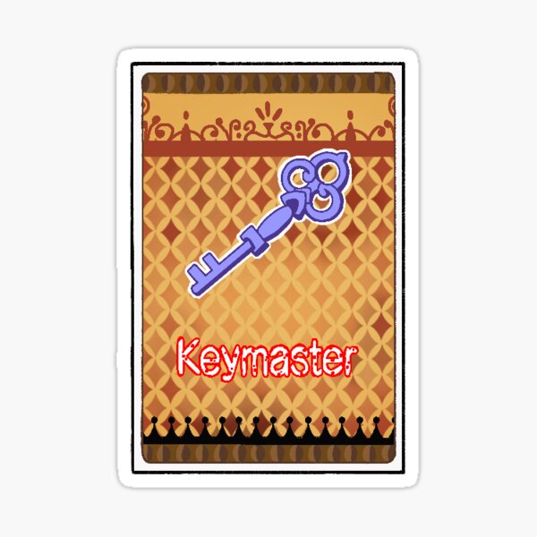 "Keymaster YTTD Role Card" Sticker for Sale by souhiyorifucker | Redbubble