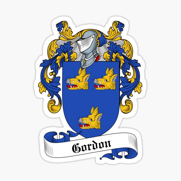 "Gordon " Sticker for Sale by HaroldHeraldry | Redbubble