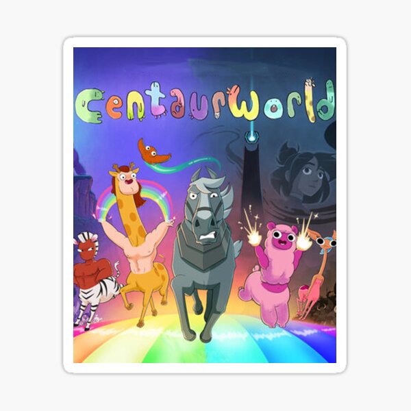 "centaurworld animated cartoon comedy " Sticker for Sale by DScreatoins ...