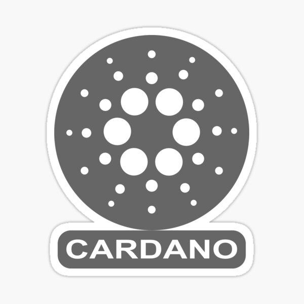 "Cardano ADA" Sticker for Sale by YatoshopDesigns | Redbubble