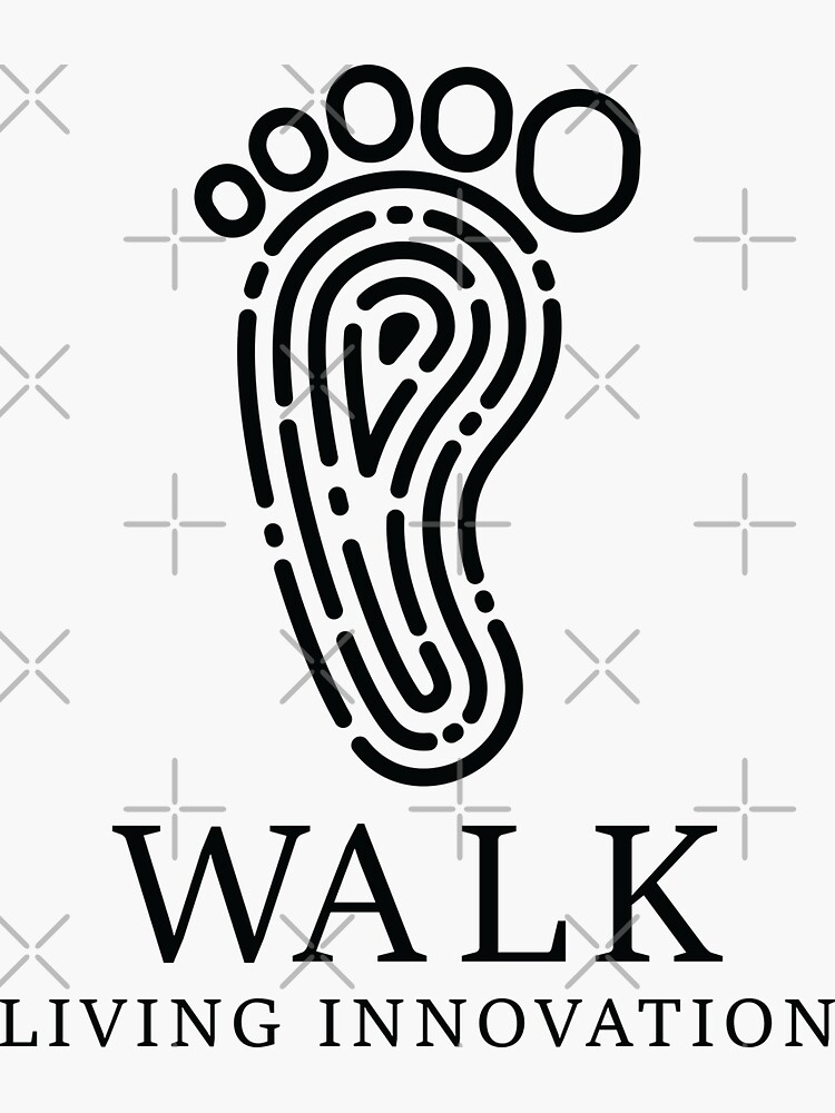 "Walk - walk living innovation - walkway" Sticker for Sale by ...