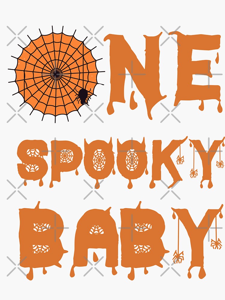 "One Spooky Baby, Funny Halloween Gift Idea For Baby, Spider Halloween ...