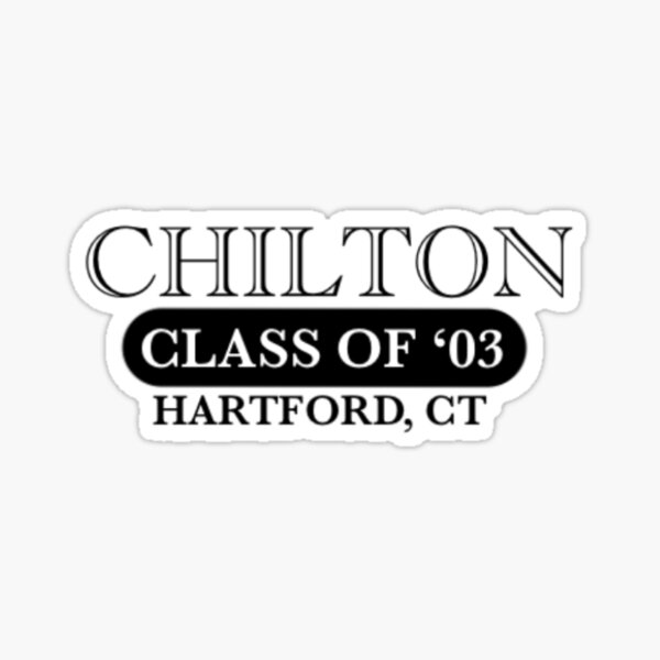 "chilton" Sticker for Sale by baileeco | Redbubble