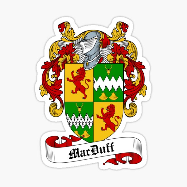 "MacDuff" Sticker for Sale by HaroldHeraldry | Redbubble