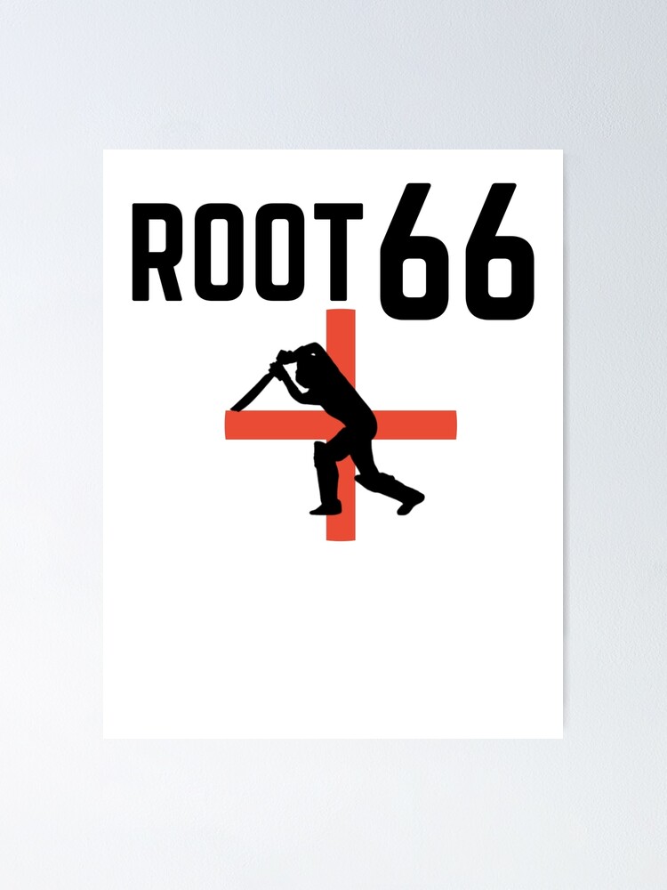 "Joe Root 66 England cricket barmy army" Poster for Sale by ...