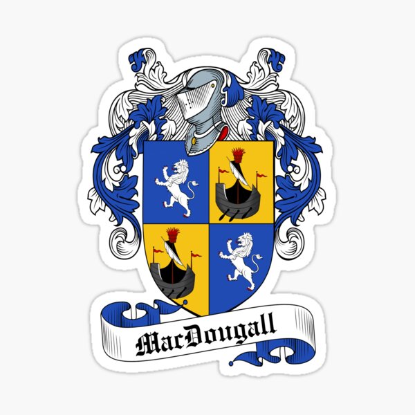 "MacDougall " Sticker by HaroldHeraldry | Redbubble