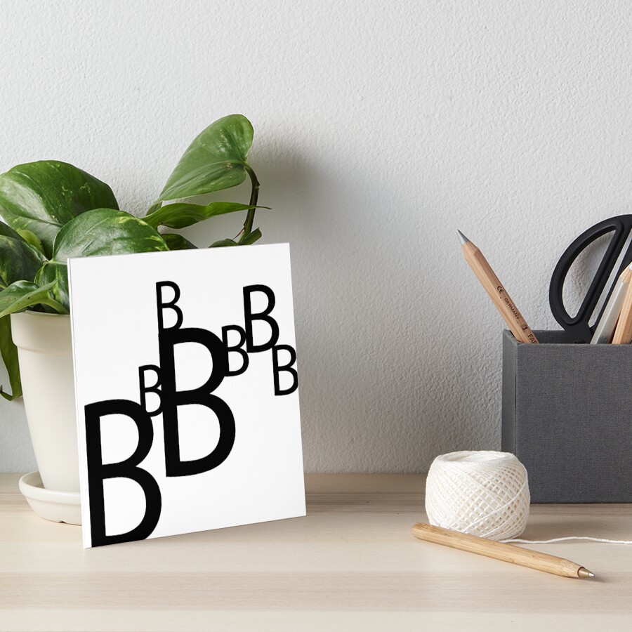 Lámina rígida «Impresionantes diseños de letra B» de Alphabets-Store ...