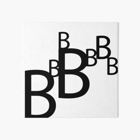 Lámina rígida «Impresionantes diseños de letra B» de Alphabets-Store ...