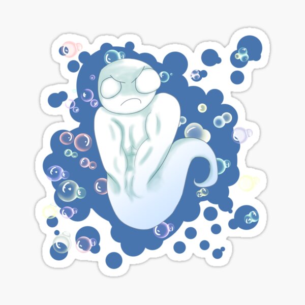 "Bruce - Grumpy" Sticker by jessalia | Redbubble