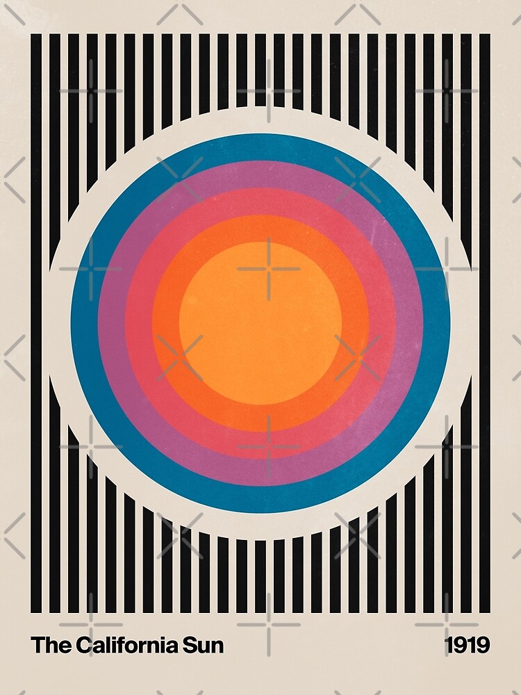 "Vintage California Sun" Poster for Sale by karanwashere | Redbubble