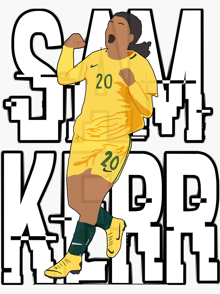 "Sam Kerr" Sticker for Sale by DALTONCORPO | Redbubble