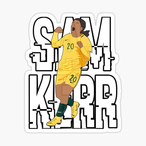 "Sam Kerr" Sticker for Sale by DALTONCORPO | Redbubble
