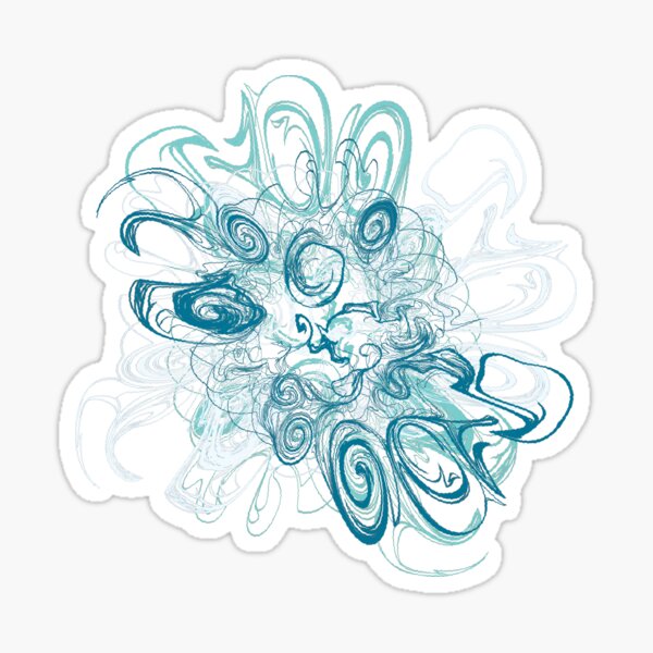 "Gyration 3" Sticker for Sale by Bellewood222 | Redbubble