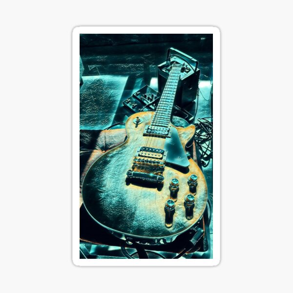 "Guitar" Sticker by carlosemc | Redbubble