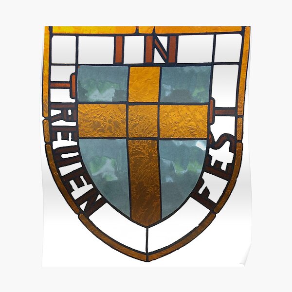 "Baltic German Motto IN TREUEN FEST" Poster by edsimoneit | Redbubble