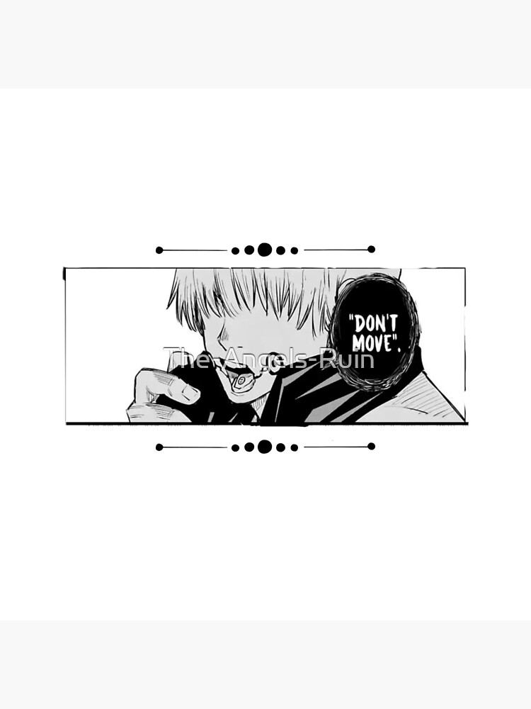 "Jujutsu Kaisen Toge Inumaki Manga Strip Design" Art Print for Sale by ...