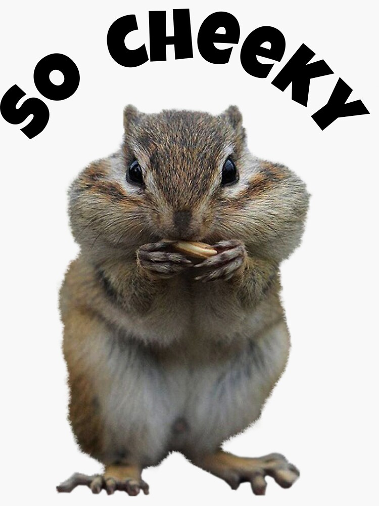 "So Cheeky" Sticker for Sale by Martini-Four | Redbubble
