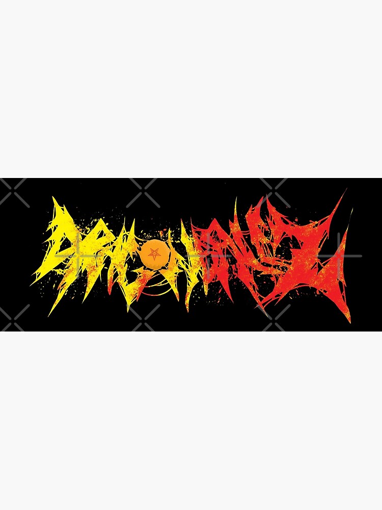 "Brutal Dragon Ball Z Death Metal Deathcore Logo" Art Print by Brutal ...