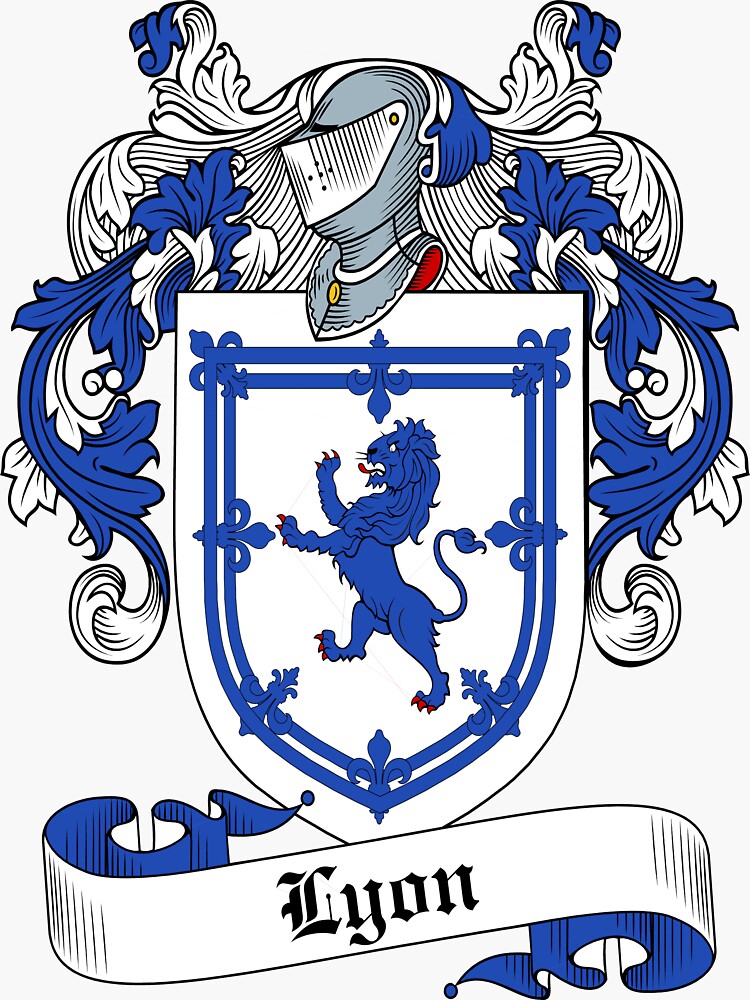 "Lyon " Sticker by HaroldHeraldry | Redbubble
