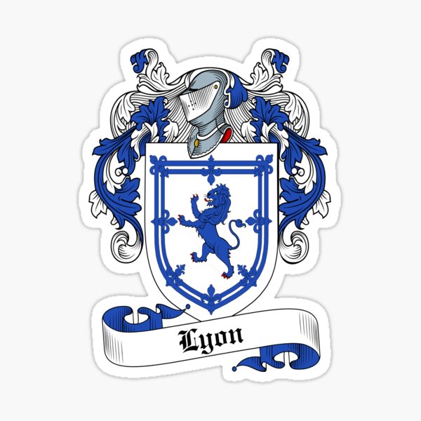 "Lyon " Sticker by HaroldHeraldry | Redbubble