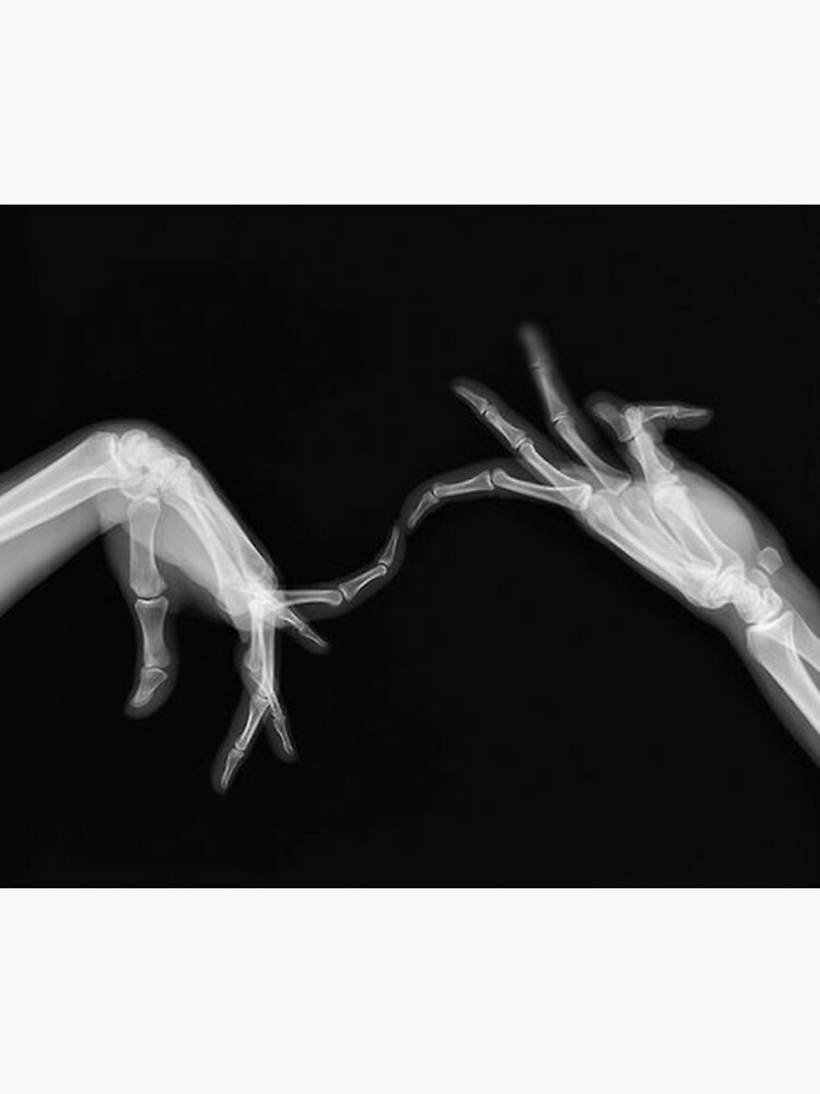 "y2k skeleton hands" Poster by sabrinamerg | Redbubble