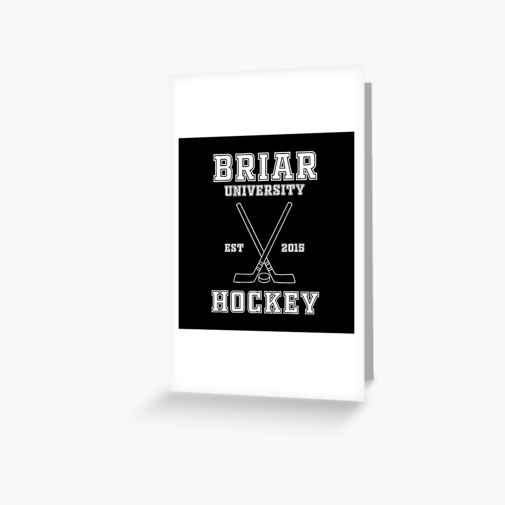 "Briar University Hockey" Sticker for Sale by heleenkobus | Redbubble