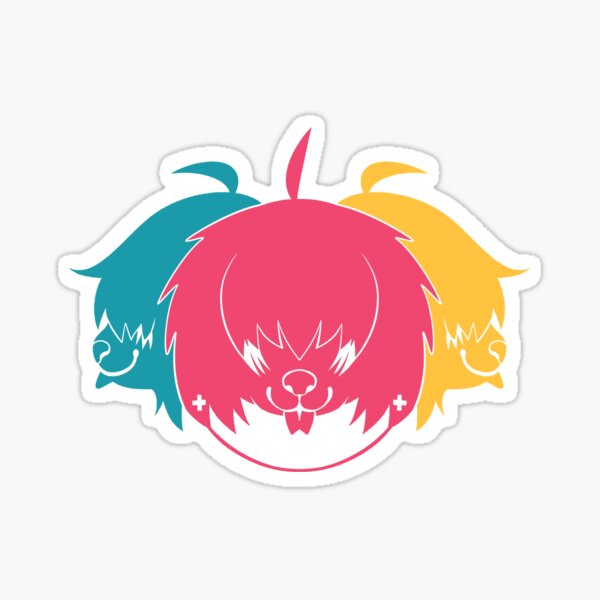 "Cerberus three color logo" Sticker for Sale by bunnymoth-hr | Redbubble