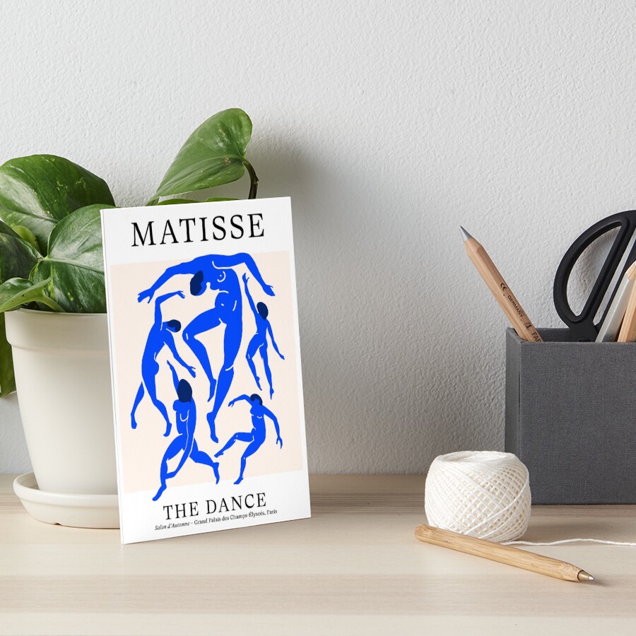 "The Dance 3 | Henri Matisse - La Danse | Ultramarine Blue" Art Board ...