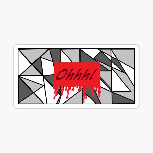 "Ohhh Design" Sticker by SirNitrixShop | Redbubble
