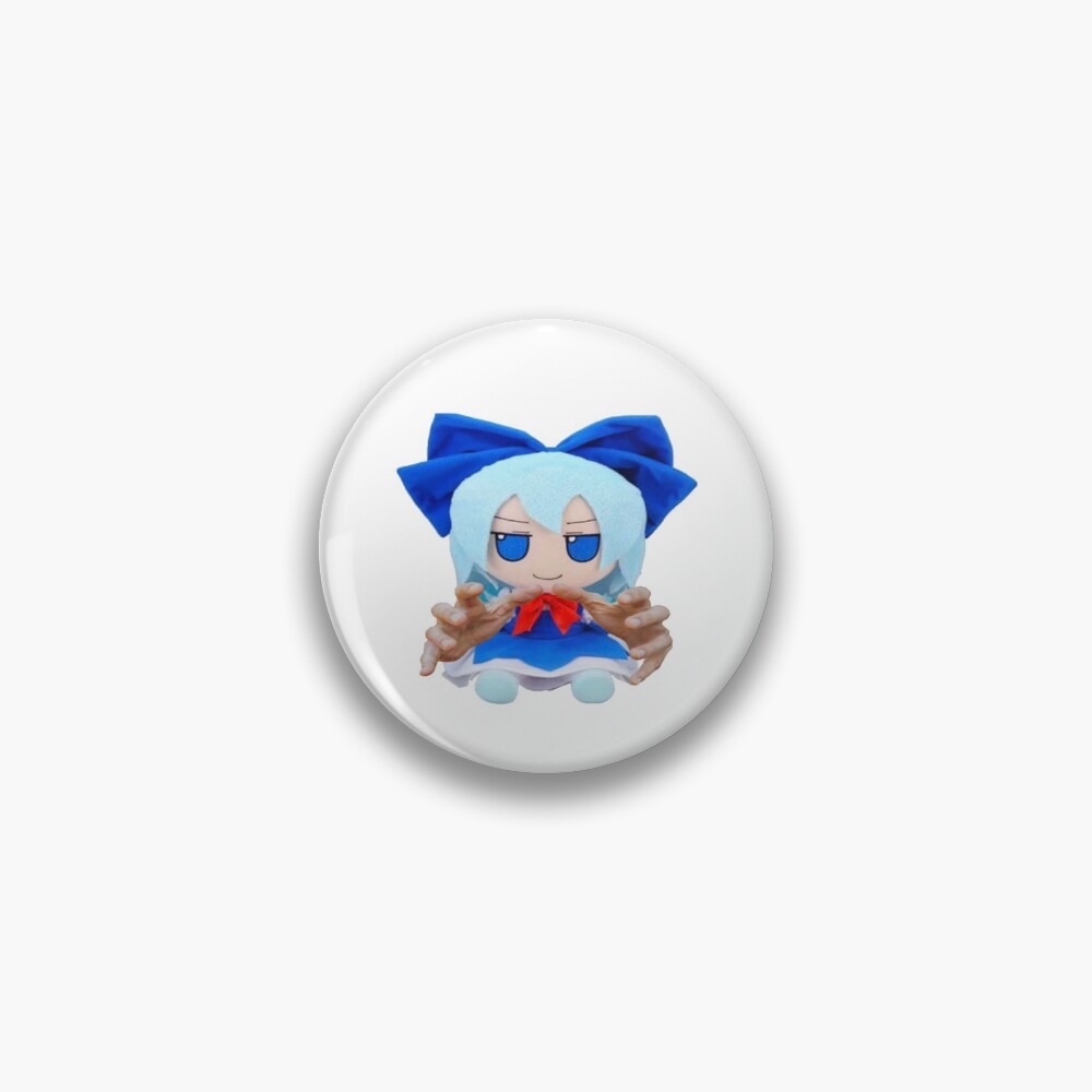 "cursed cirno fumo " Sticker for Sale by frogs-n-stuff | Redbubble