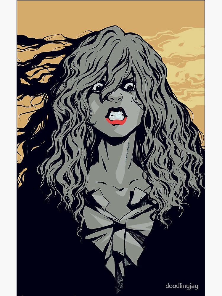 "Fury Angry Woman digital Art Print Comics Cartoon Style" Art Print for ...