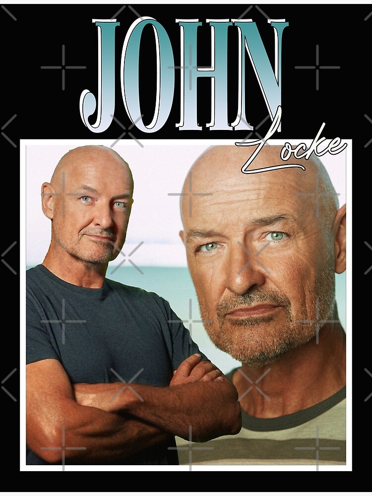 "John Locke" Poster by silvieex | Redbubble