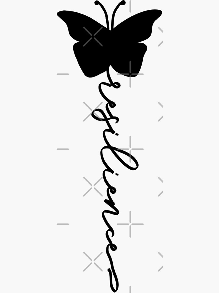 "Resilience butterfly " Sticker for Sale by Sammy1199 | Redbubble