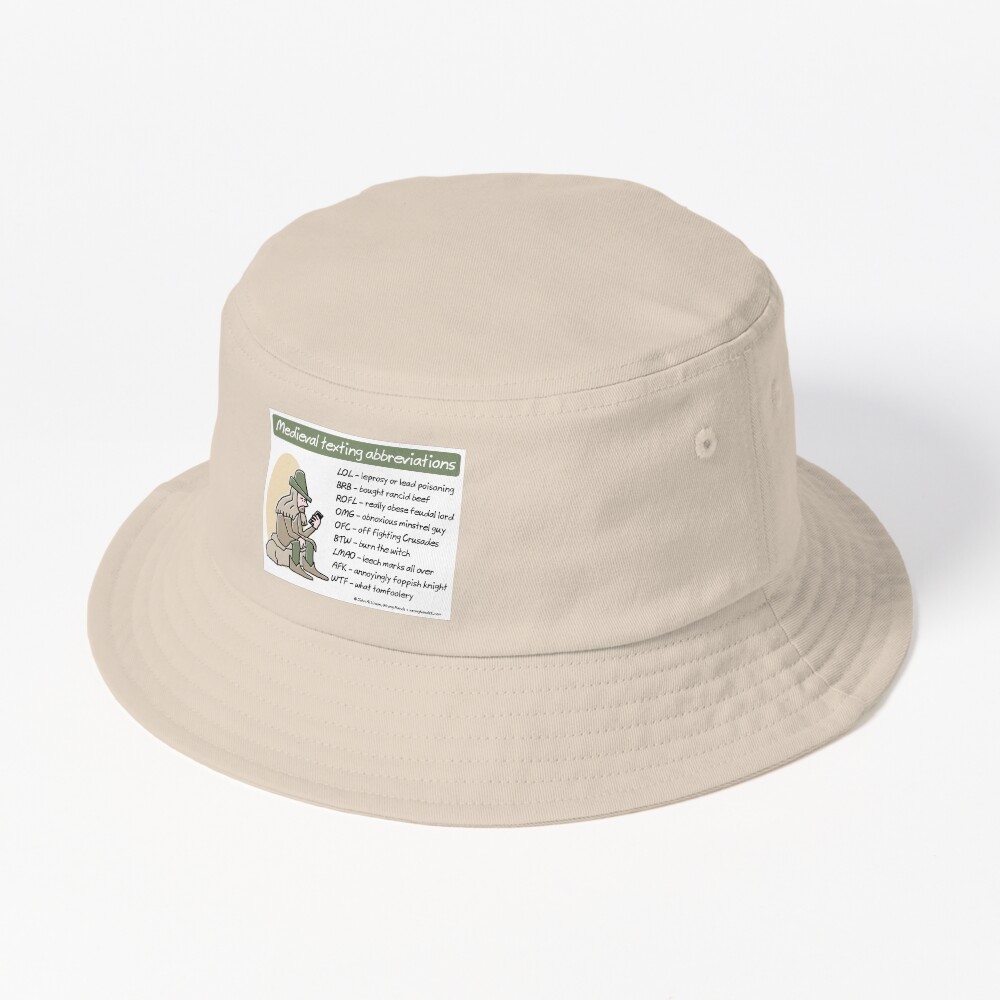 "Medieval texting abbreviations" Sticker for Sale by WrongHands | Redbubble