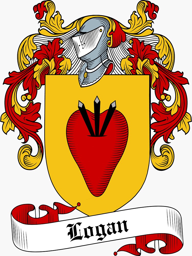 "Logan " Sticker for Sale by HaroldHeraldry | Redbubble