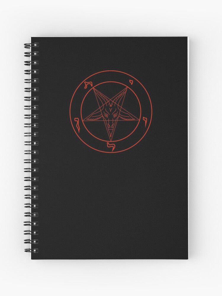 "Sigil Baphomet Pentagram Occult Satanic Goat Head Lucifer" Journal for ...