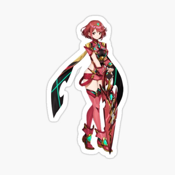 "Pyra Xenoblade 2" Sticker for Sale by CreamCheese2036 | Redbubble