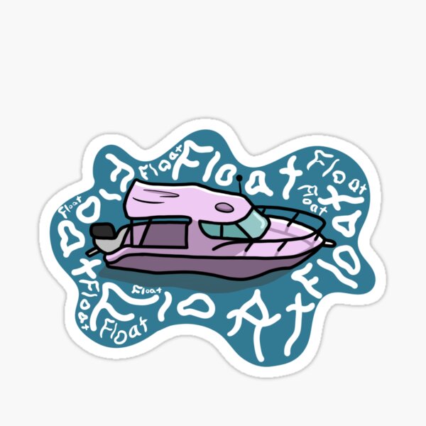 "Float" Sticker for Sale by DesDesign | Redbubble