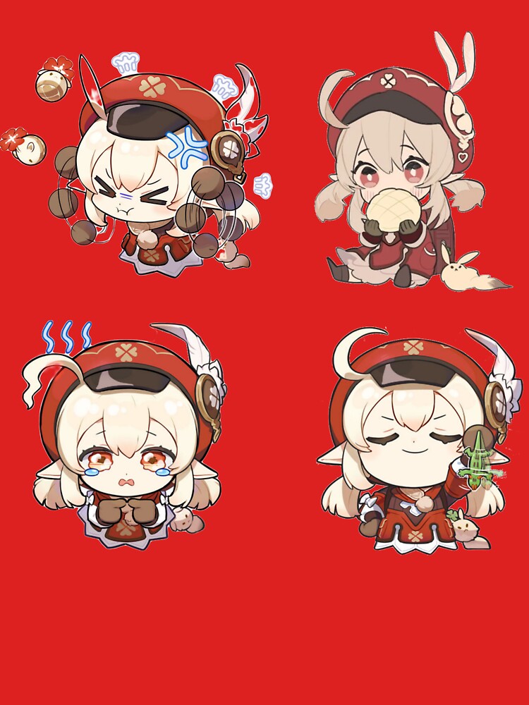 "Klee Chibi - Genshin Impact Klee - Chibi Pack" T-shirt for Sale by ...